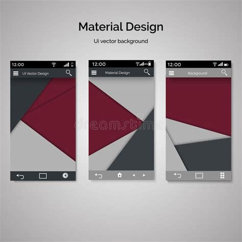 Material Design Background Vector Illustration