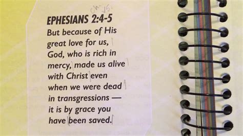 Tandt Grace In Action 1 4 Ephesians 2 4 5 Niv Ephesians 2 4 5 Bible