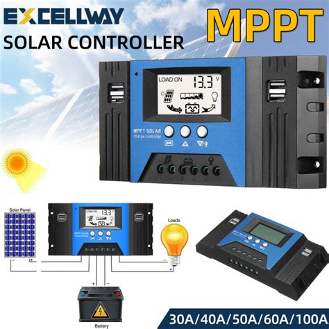 【hot Sale】12v 24v 30405060100a With Lcd Display Controller High