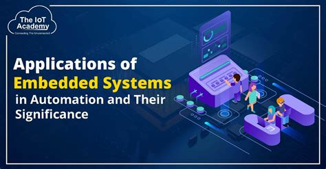 Applications Of Embedded Systems In Automation And Their Significance The IoT Academy