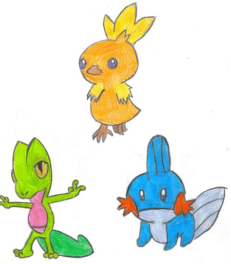 Hoenn Starters By Zeldamushroom On Deviantart