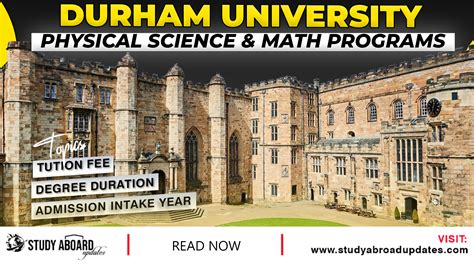 Durham University Physical Science And Math Programs