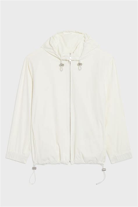 Мужская белая ветровка Sandro SHPBL00456BLANC — MD-Fashion