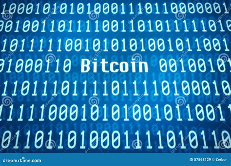 Binary Code With The Word Bitcoin Stock Illustration Illustration Of Coding Payment