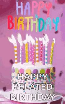 Belated Birthday Blow The Candle 