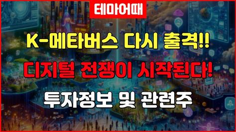 자이언트스텝 포바이포 나무가 맥스트 K 메타버스 다시 출격 디지털 전쟁이 시작된다 투자정보 및 관련주 Youtube