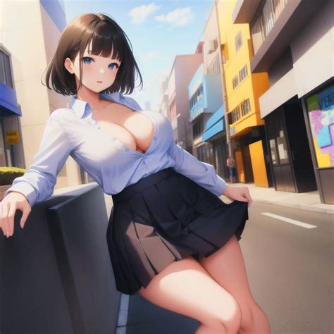 Anime Girl Big Breasts By Aisyf262 On Deviantart