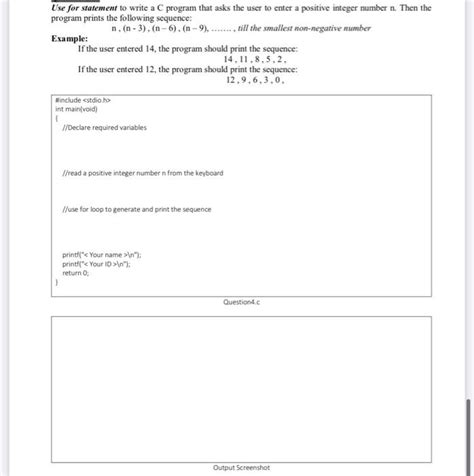Solved Write A C Program That Repeatedly Asks The User To