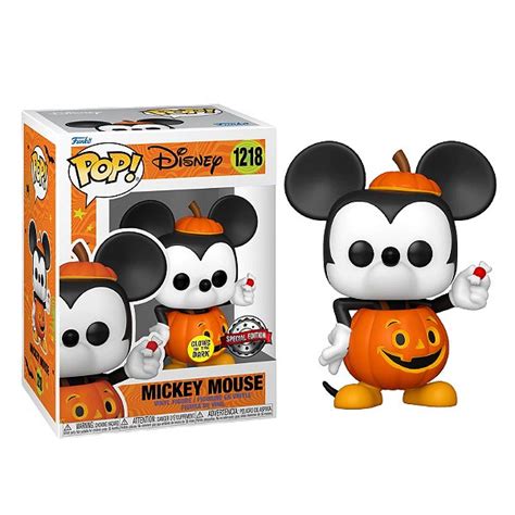 Funko Pop Disney Mickey Mouse 1218 Exclusivo Glow Original Moça Do Pop Funko Pop é Aqui