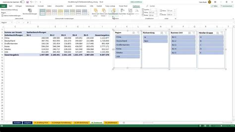 visualization and dashboard creation with pivot tables in excel