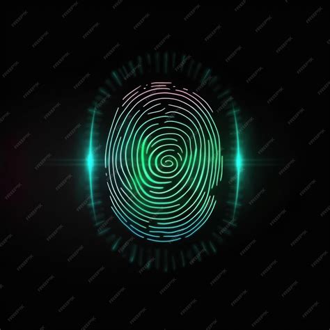 Premium Ai Image Fingerprint Security Access With Biometrics Identification Safety Internet
