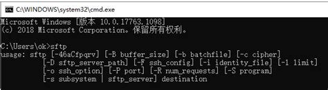 Windows 10下用sftp命令向linux传输文件 秋风雅居 Windows 10下用sftp命令向linux传输文件 秋风雅居