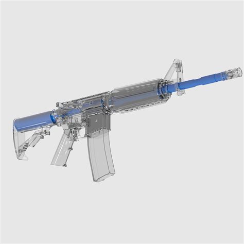 Ar 15 M1 Fully Detailed 3d Model 3d Model 30 Free3d 54 Off