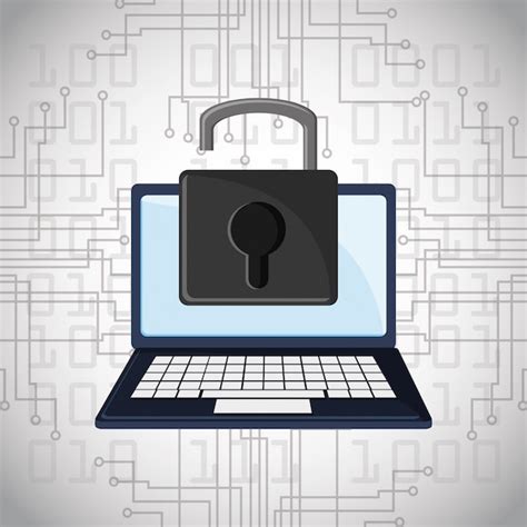 Premium Vector Cyber Security Padlock Online Technology Digital
