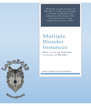 MULTIPLE VERSIONS OF BLENDER Tutorial Tutorials Learn D Lobo