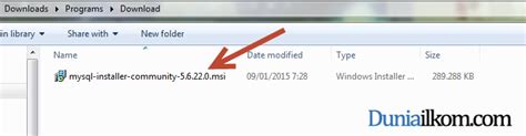 tutorial cara menginstall mysql 5 6 file mysql duniailkom