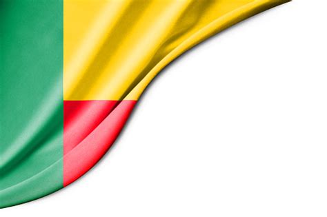 베냉 플래그 3d 일러스트레이션 텍스트에 대한 흰색 배경 공간이 있습니다 베냉의 국기에 대한 스톡 사진 및 기타 이미지 베냉의 국기 0명 개념 Istock