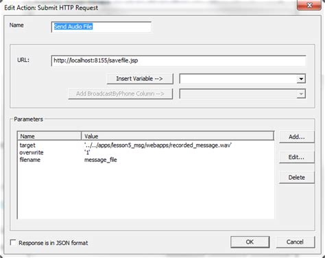 ivr create an action