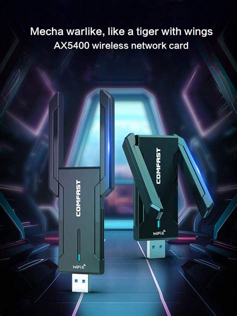 Comfast Comfast Usb Wifi Adapter Wifi6 Driver Free Wireless Wi Fi Dongle Ax5400 Usb3 0 Wi Fi