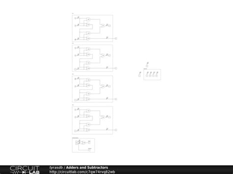 Adders And Subtractors Circuitlab