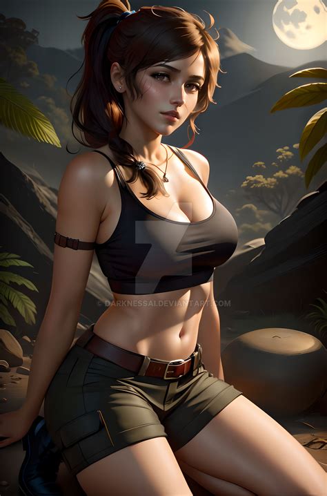 Lara Croft By Darknessai On Deviantart