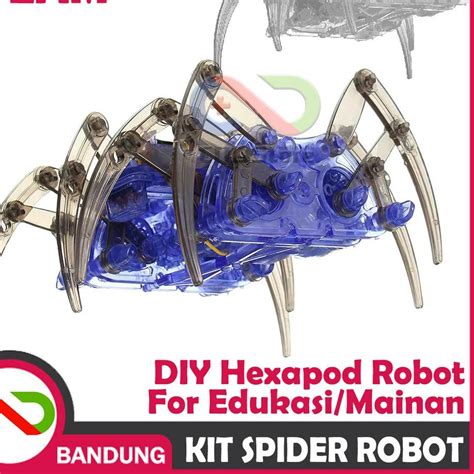 jual robot laba laba hexapod electric spider robot kit diy steam