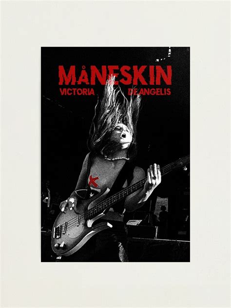Victoria De Angelis Naked Maneskin Band Italy Maneskin Victoria Photographic Print For Sale By