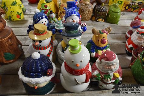 Large Quantity Of Christmas Cookie Jars BigIron Auctions