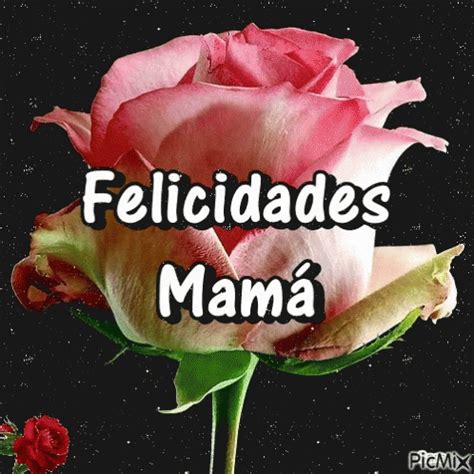 Feliz Dia Mama Pink Rose GIF - Feliz Dia Mama Pink Rose Space ...