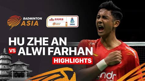 Hu Zhe An CHN Vs Alwi Farhan INA Highlights Badminton Asia Mixed Team Championship 2025