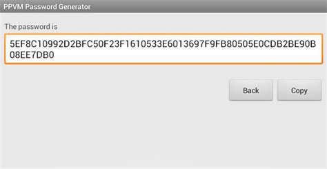 Ppvm Password Generator For Android