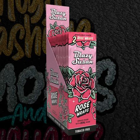 Blazy Susan Rose Wraps High Fashion Smokes And Prints