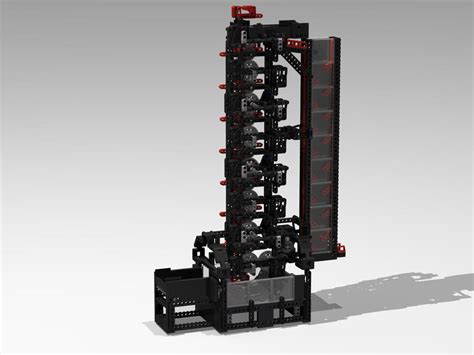 Lego Moc Gbc Akiyuki Bucket Tower With Descender By 9vsystem Rebrickable Build With Lego