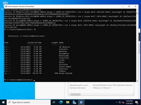 Debian 12 Bookworm Sql Server 2022 Windows Authentication Server