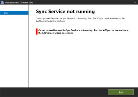 How To Fix Microsoft Entra Connect Sync Service Not Running Ali Tajran