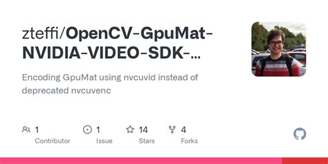 Github Zteffiopencv Gpumat Nvidia Video Sdk Encoder Sample Encoding Gpumat Using Nvcuvid
