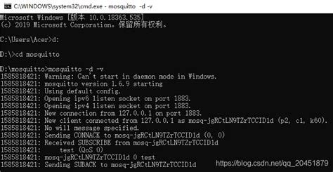 mqtt mosquitto安装、启动、使用 mosquitto broker d csdn博客