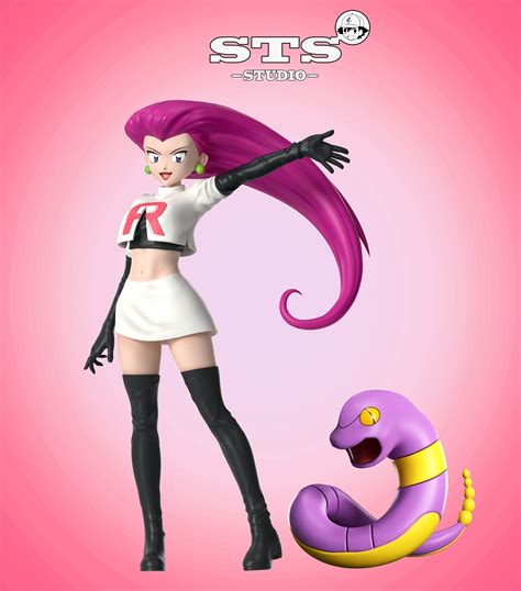 Scale Jessie James Giovanni Pokemon Resin Statue Sts Studio Figuretopia