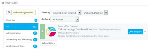 Prestashop 16x How To Manage Tm Home Page Combinations Module