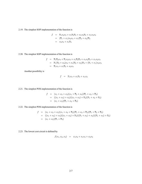 Solution Manual To Fundamentals Of Digital Logic With Verilog Design Chapter 2