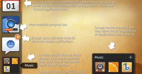 Brand New Unity Mockups Show Some Really Neat Ideas For Launcher Improvement