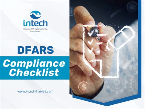 Dfars Compliance Checklist Archives Intech Hawaii Managed It Cybersecurity Compliance