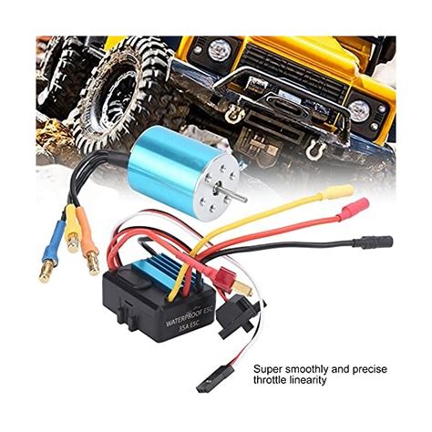 Dilwe Kit Esc Moteur Rc Esc Brushless 35a Moteur 2430 7200kv Φ 2