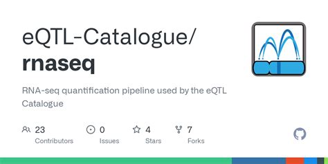 GitHub EQTL Catalogue Rnaseq RNA Seq Quantification Pipeline Used By The EQTL Catalogue