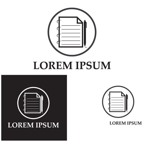 Write Document User Interface Outline Icon Logo Vector Illustration 7107272 Vector Art At Vecteezy