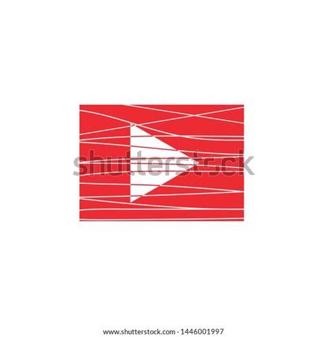 Grunge Play Button Triangle Sign Multimedia Stock Vector Royalty Free Shutterstock