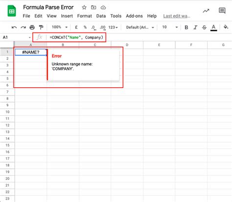How To Fix Formula Parse Errors In Google Sheets Airboxr
