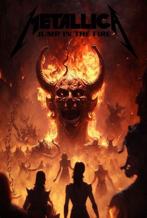 Metallica Jump In The Fire Metallica Art Heavy Metal Art Skull