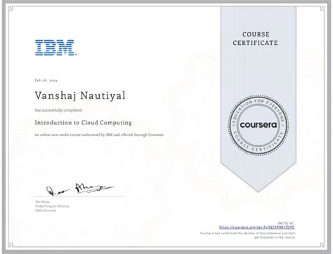 Completed Ibms Cloud Computing Course On Coursera Vanshaj Nautiyal Posted On The Topic Linkedin