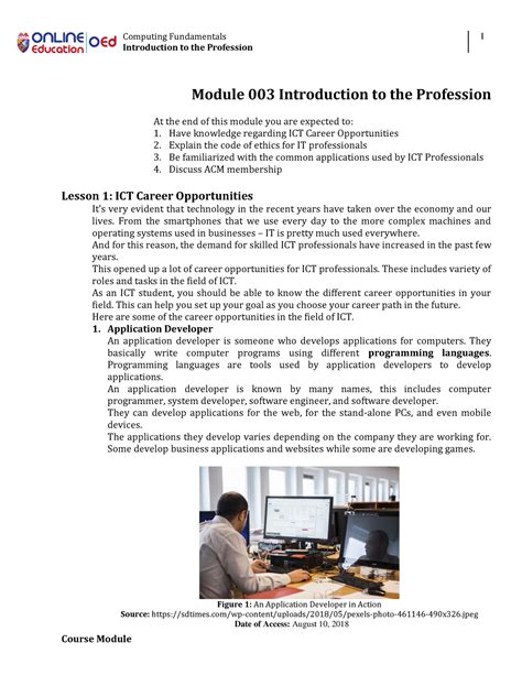 week 3 introduction to the profession computing fundamentals